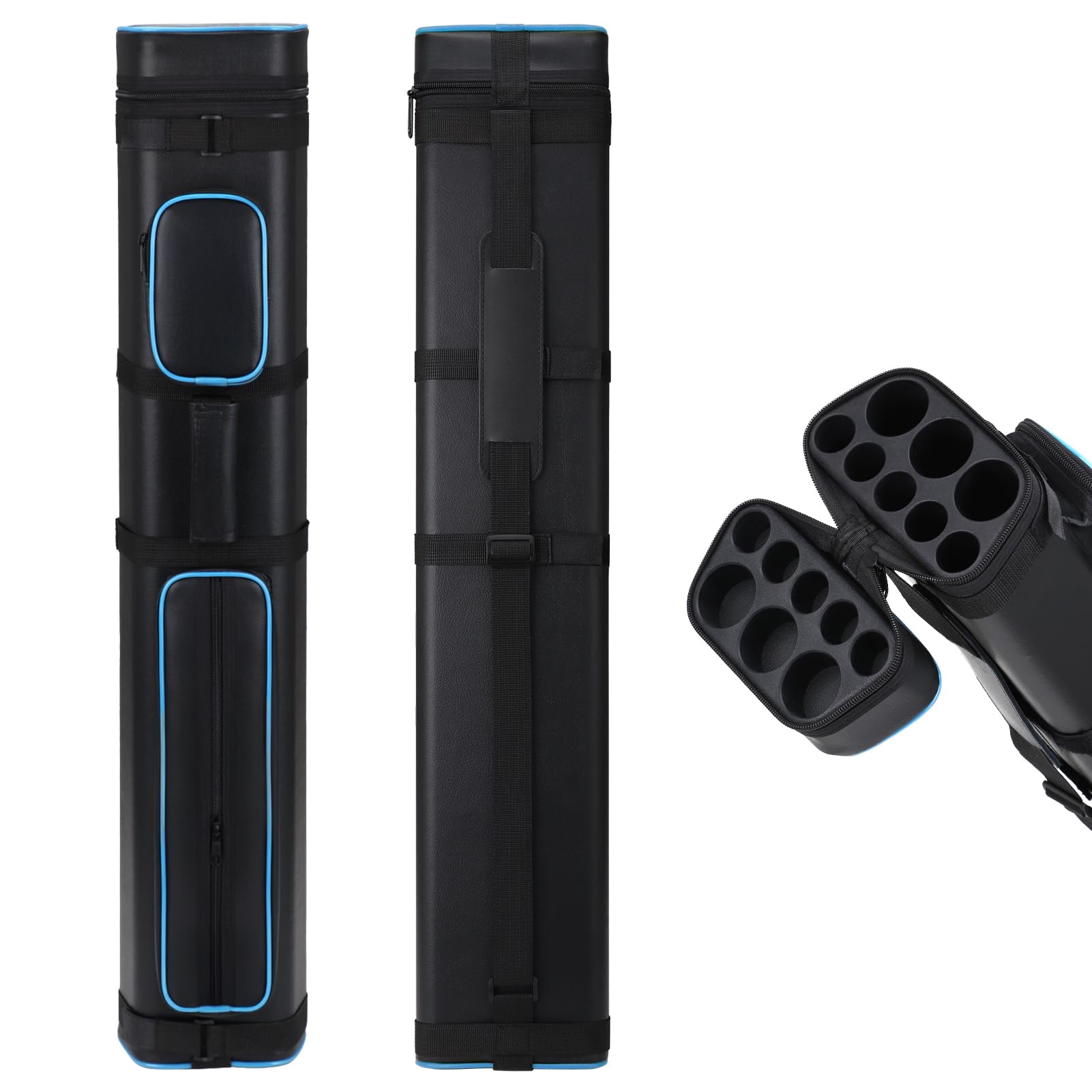 Snapklik.com : Oztwel 3x5 Hard Pool Cue Case Billiard Stick Carrying ...