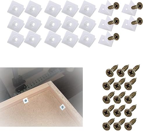 Draw Support Wedges, 20 PCS Drawer Repair Kit Drawer Fixing Kit Drawer ...