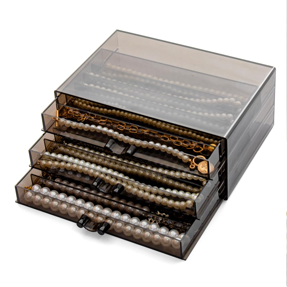 Amazon.com: Necklace Box Necklace Holder Organizer, Acrylic Necklace ...