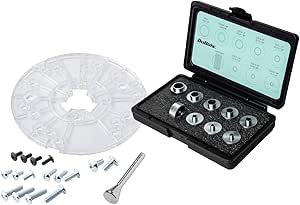 Amazon.com: DuBois 51041 Router Template Guide 10pc Solid Guides w ...