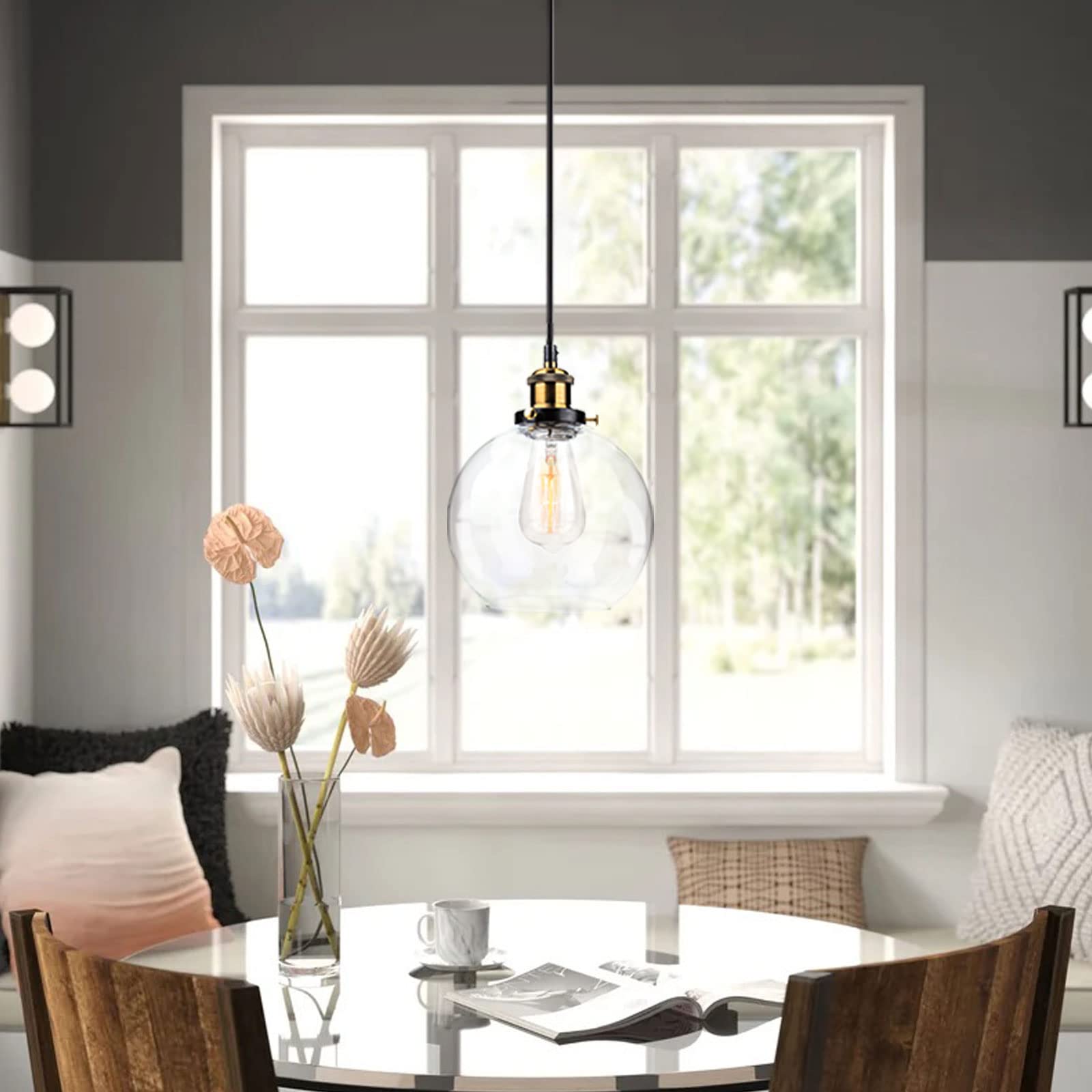 Simple Pendant Light Home HOMCOM Pendant Lights For Living Room,