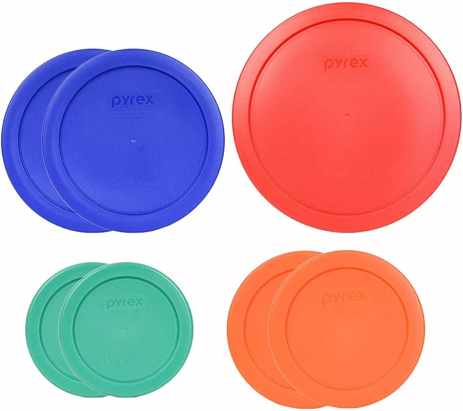Amazon.com: Pyrex Bundle - 2 Items: 325-PC 2.5qt Blue Plastic Food ...
