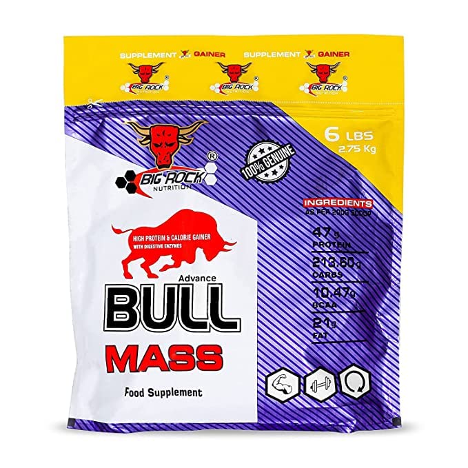 Bull Mass Gainer chocolate 6lbs : Amazon.in: Health & Personal Care