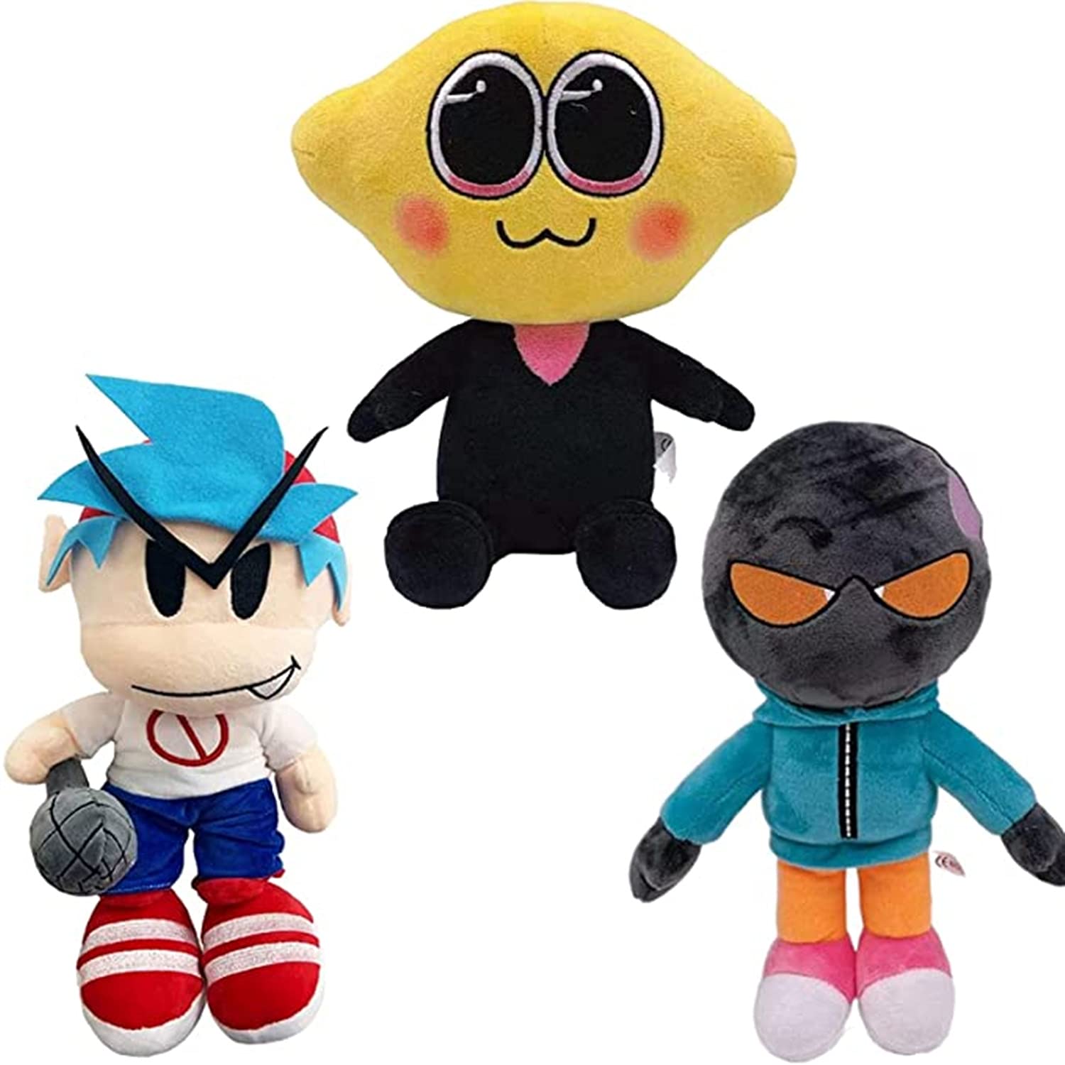 Buy yfjh Friday Night Funkin Toy Set 3-FNF Whitty Plush, FNF Boyfriend ...
