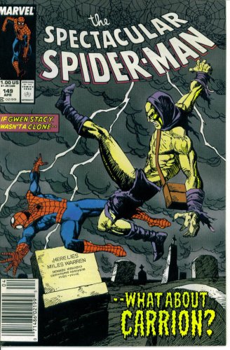 The Spectacular Spider-Man #149 : What About Carrion (Marvel Comics ...