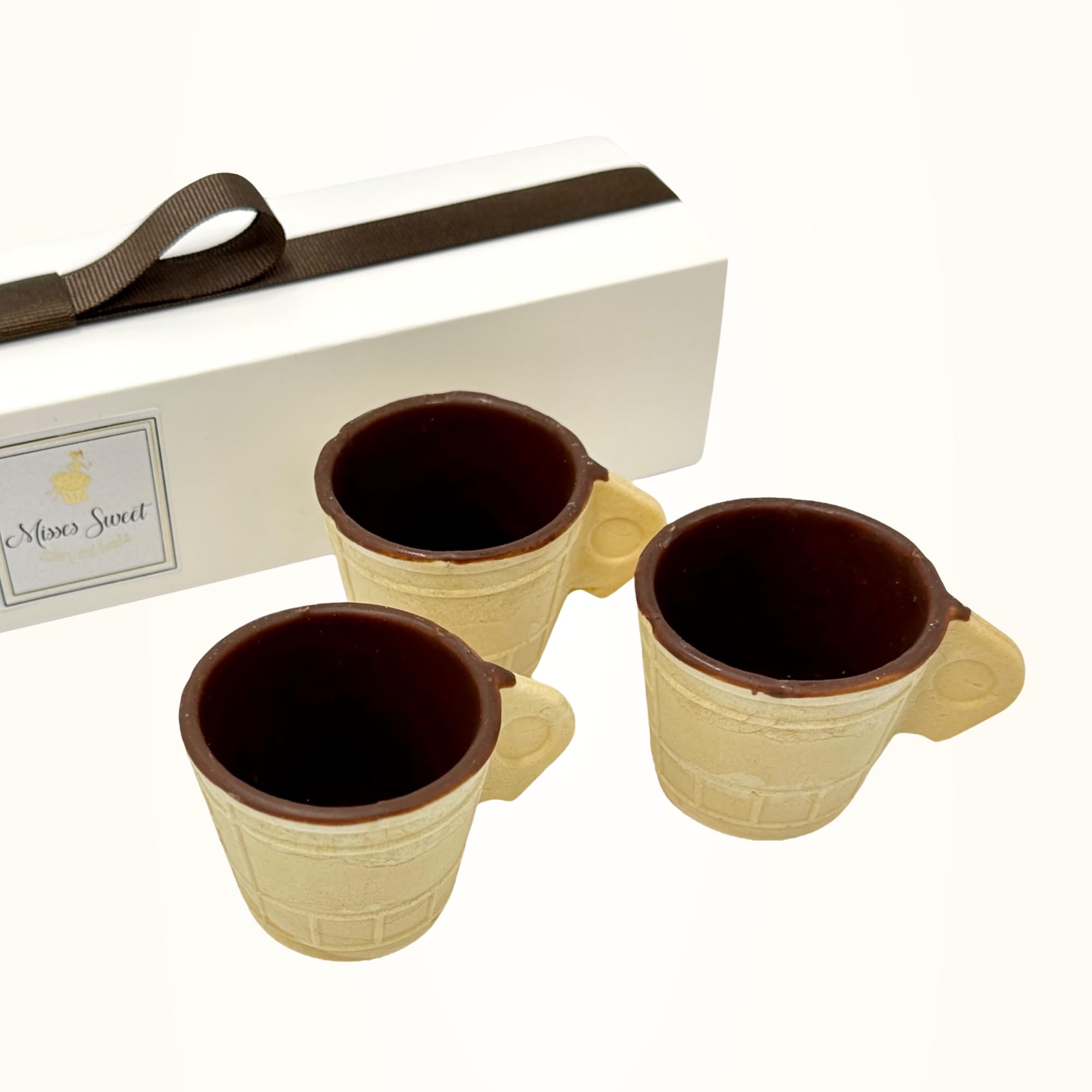 Amazon.com: Wafer Cup, Coffee Wafer Cup, Chocolate Covered Cone, Ice ...