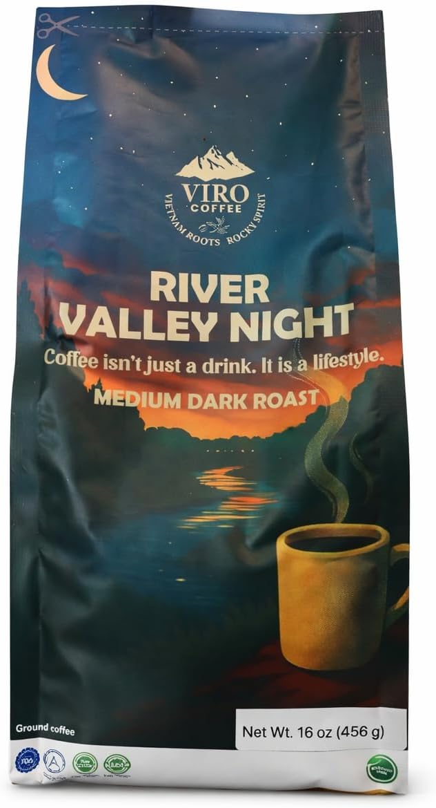 River Valley Night - Premium Ground Coffee - Viro Coffee : Amazon.ca ...