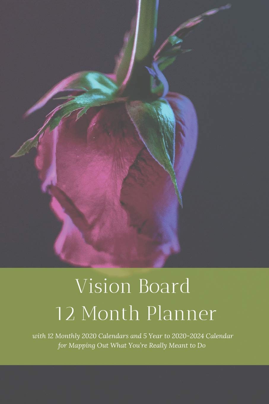 Vision Board 12 Month Planner 12 Month 2020 Calendar 5 | Desertcart ...