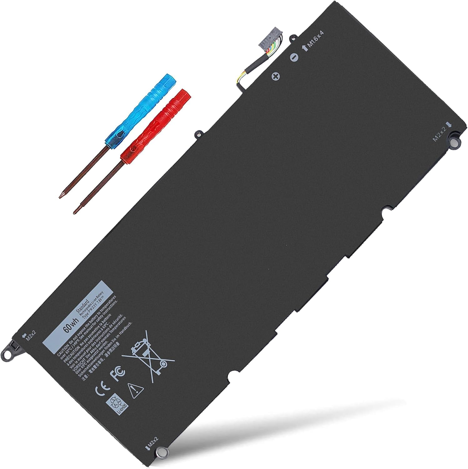 New PW23Y Laptop Battery Replacement for Dell XPS 13 9360 13-9360 ...