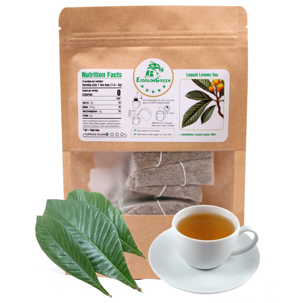 Amazon.com : EidolonGreen Loquat Leaf Tea, Eriobotrya Japonica Tea ...