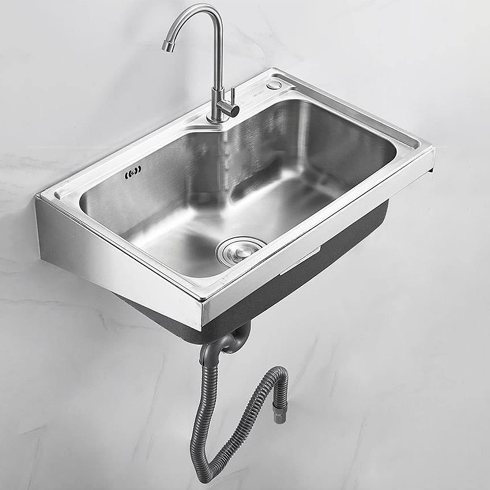 Stainless Steel Wall Mount Utility Sink Elkay 18 X 15.9 In Wall Mount