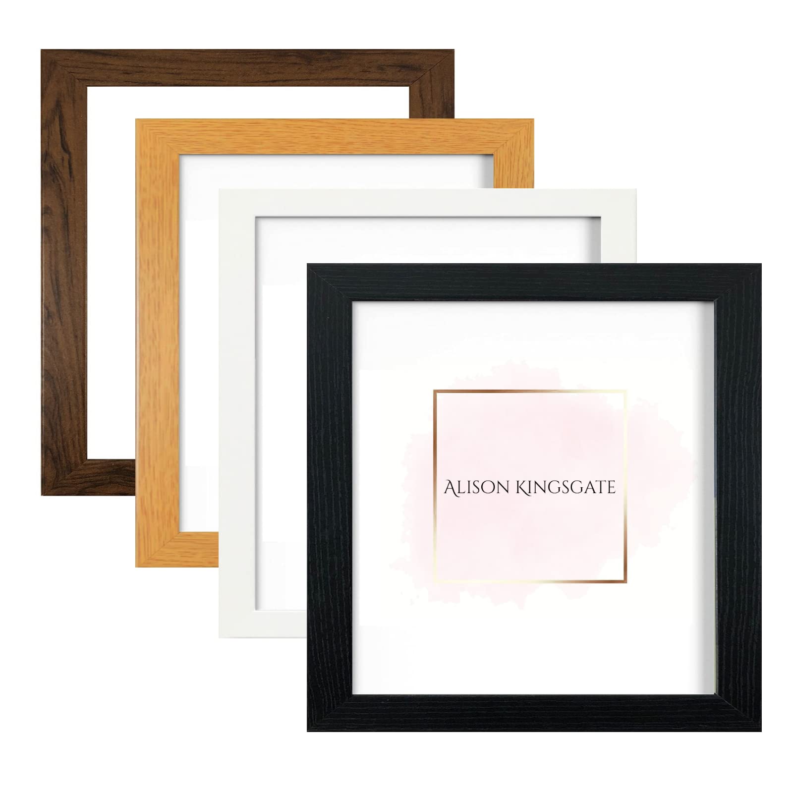 Modern 10x10 Frame Black - Square Picture Frames With Safe Perspex ...