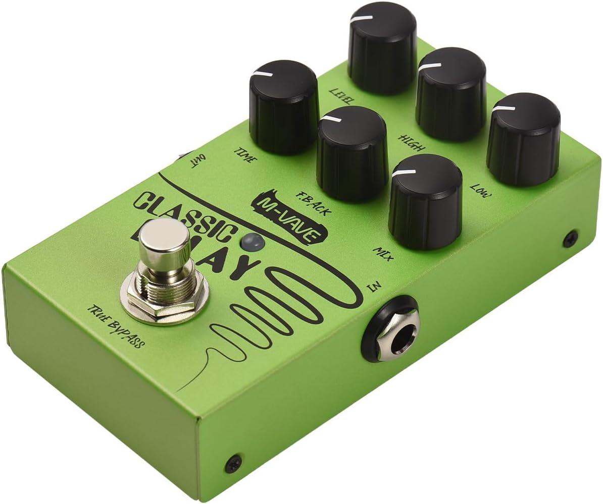 Wotao Guitar Delay Effects Pedal Levelhighlowtimefbackmix Guitar Bass Effect