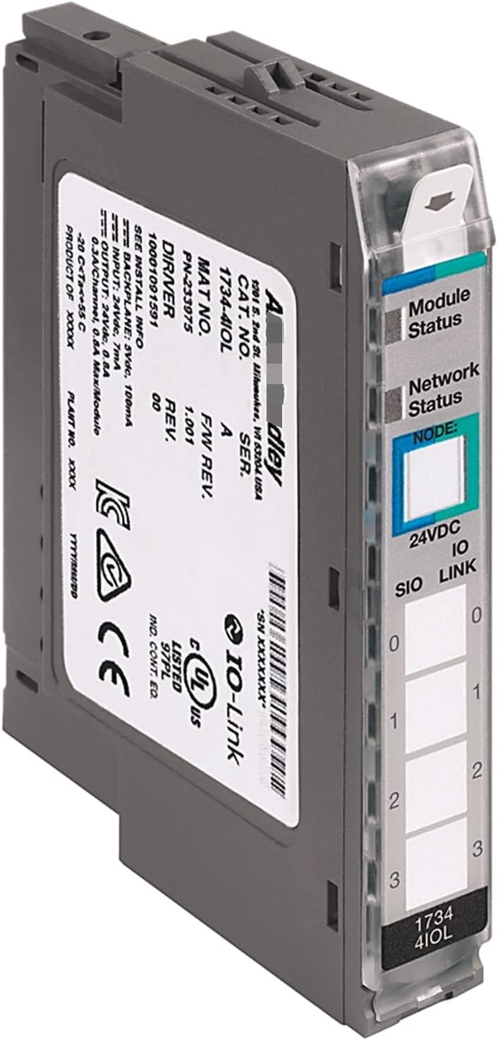 Amazon.com: CBBEXP 1734-4IOL 4 Channel IO-Link Master Module 17344IOL New in Box with Warranty ...