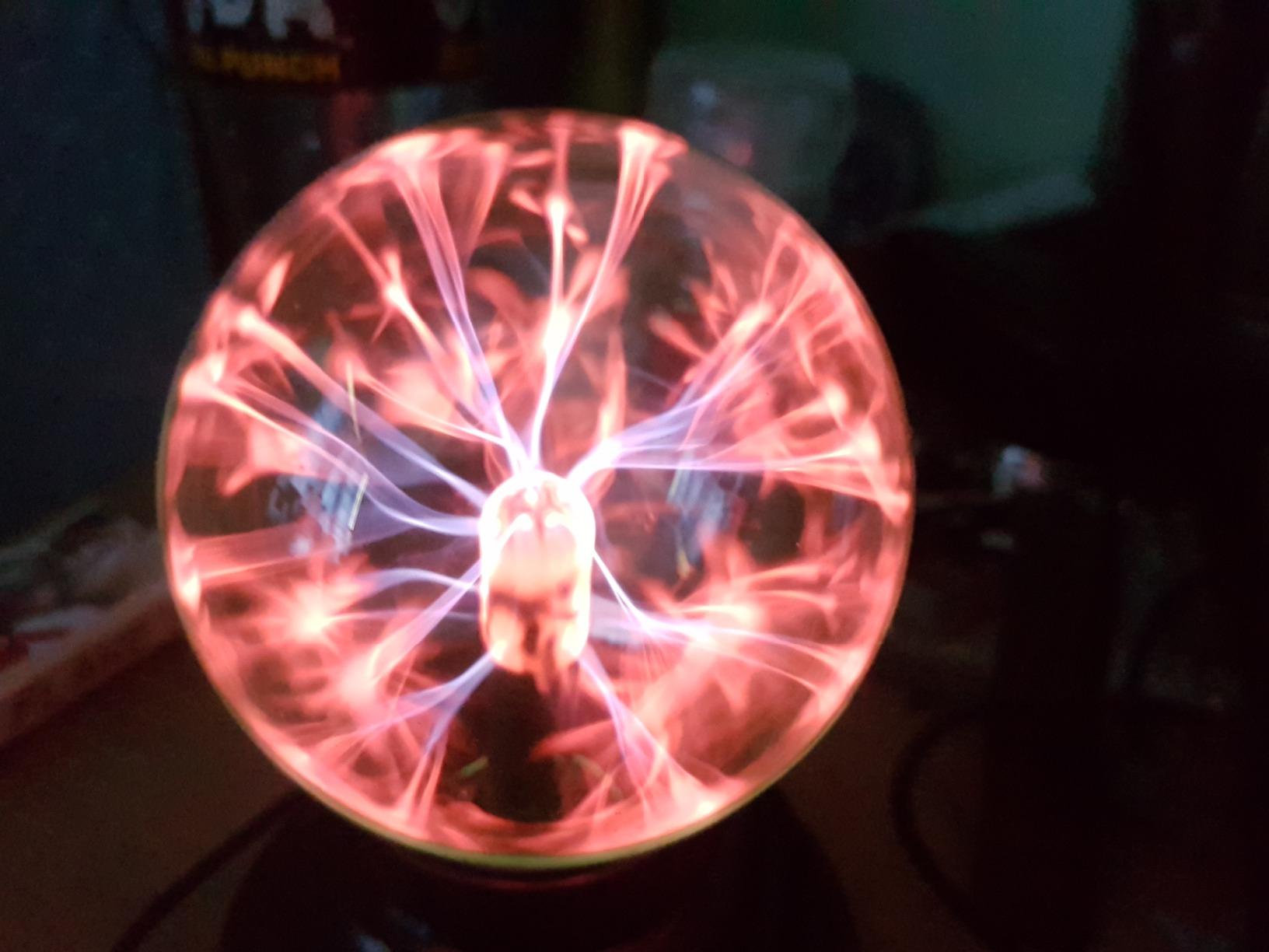 Buy Magideal Magic USB Sphere Lightning Lamp Light Party Black Base ...