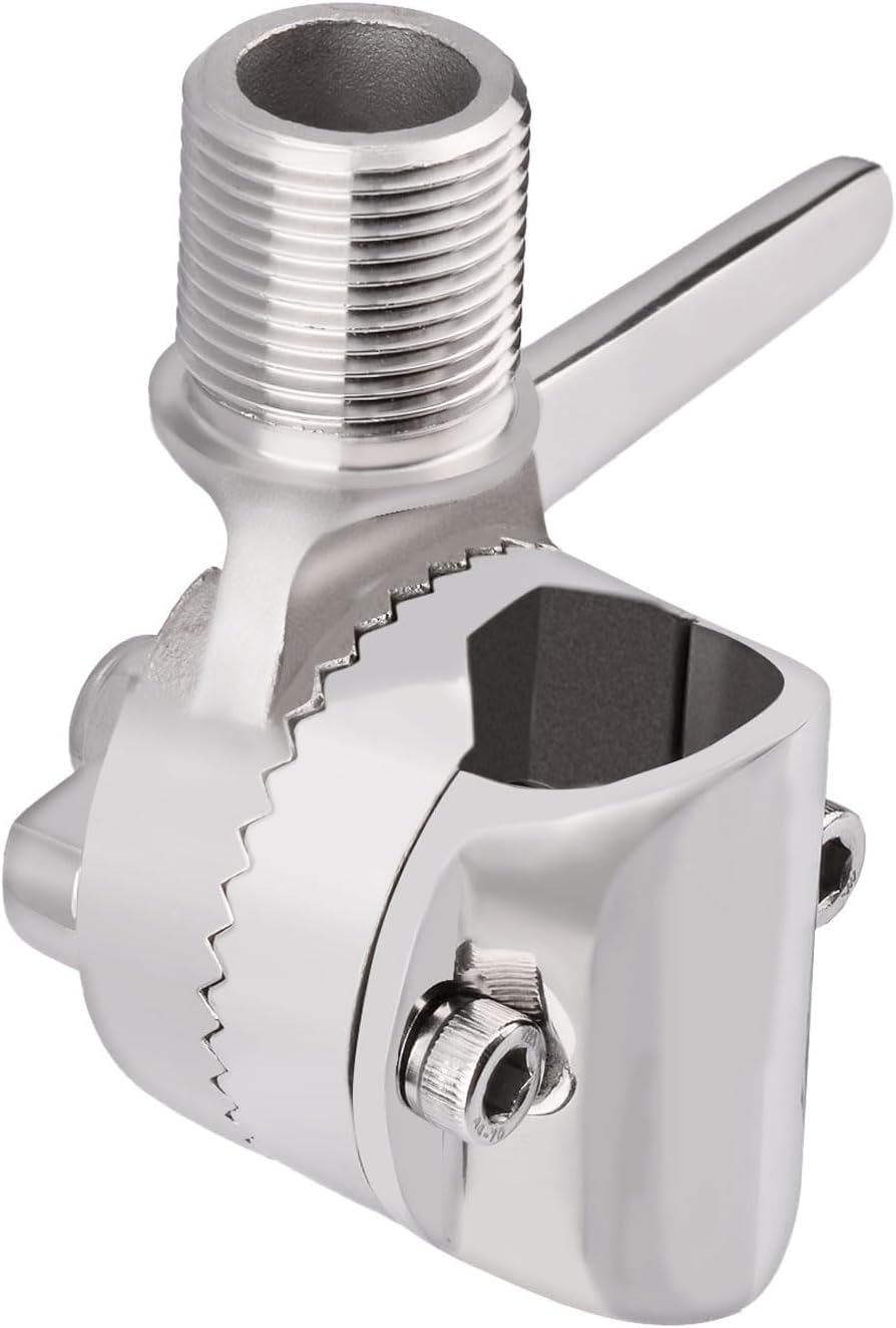 Amazon.com: Bingfu VHF Marine GPS Antenna Mount Stainless Steel ...
