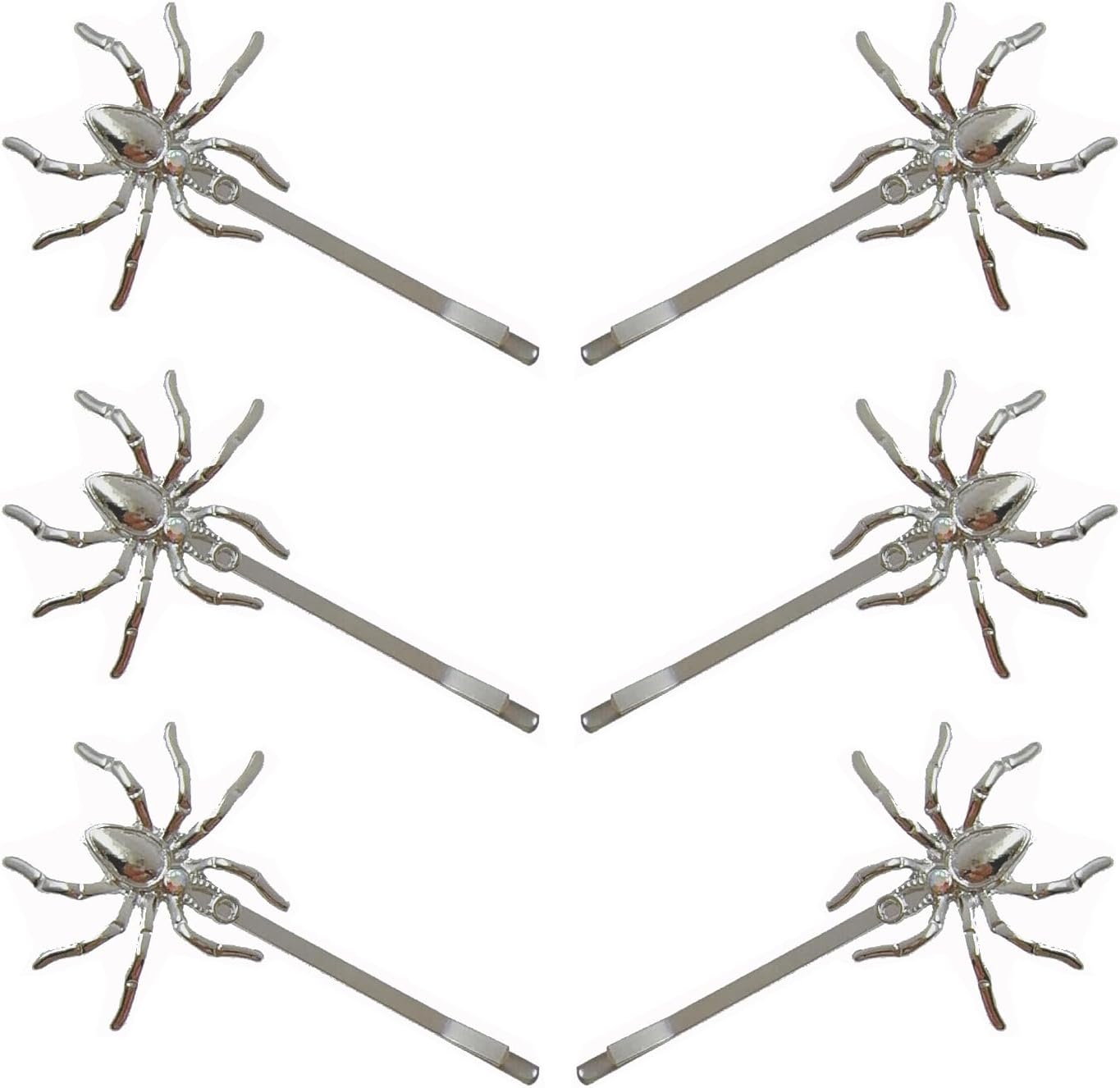 Amazon.com : HEY SIS! 2 PCS Spider Hair Pins Rhinestone Halloween Bobby ...