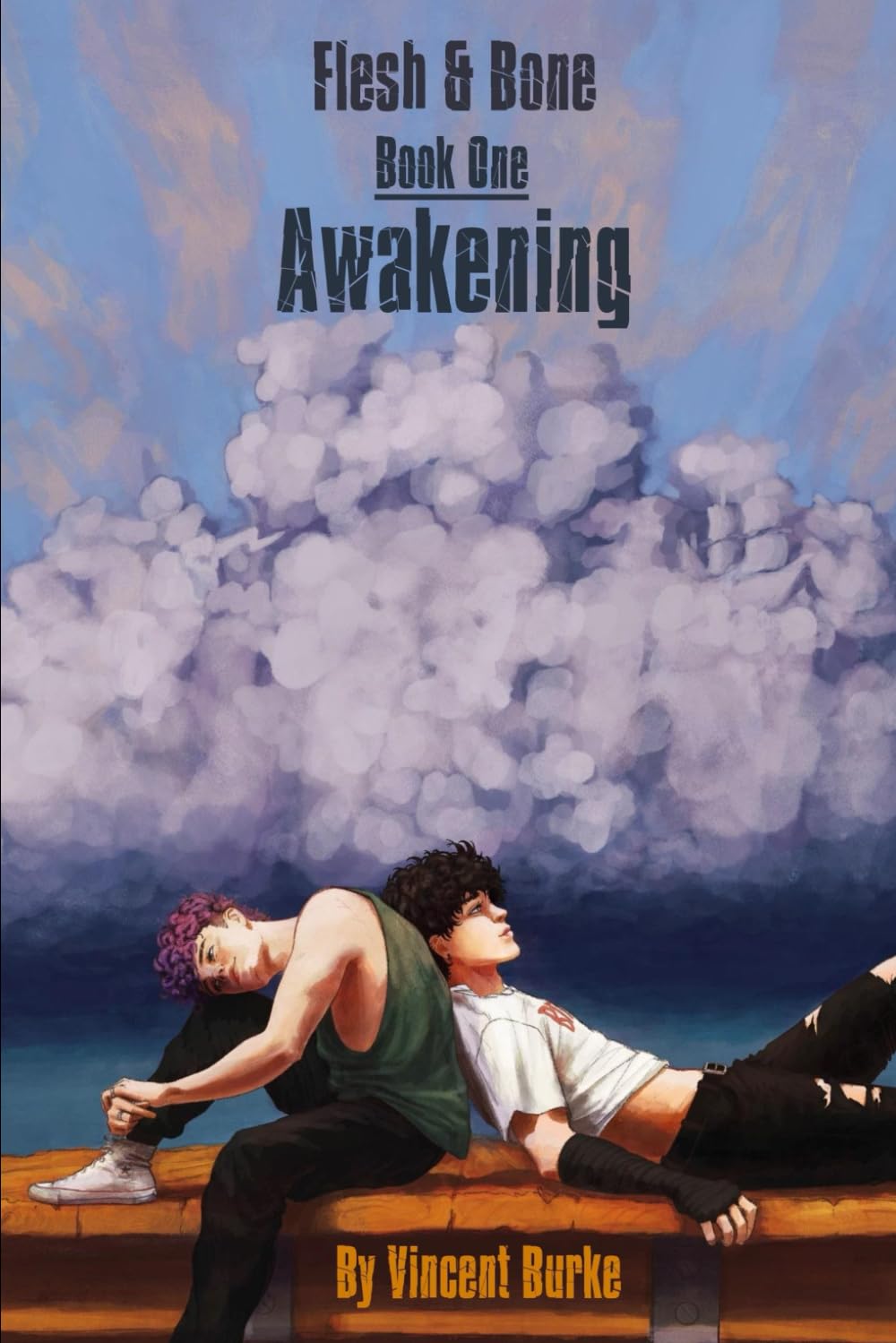 Amazon.com: Flesh and Bone - Book One - Awakening: 9798859267118: Burke ...