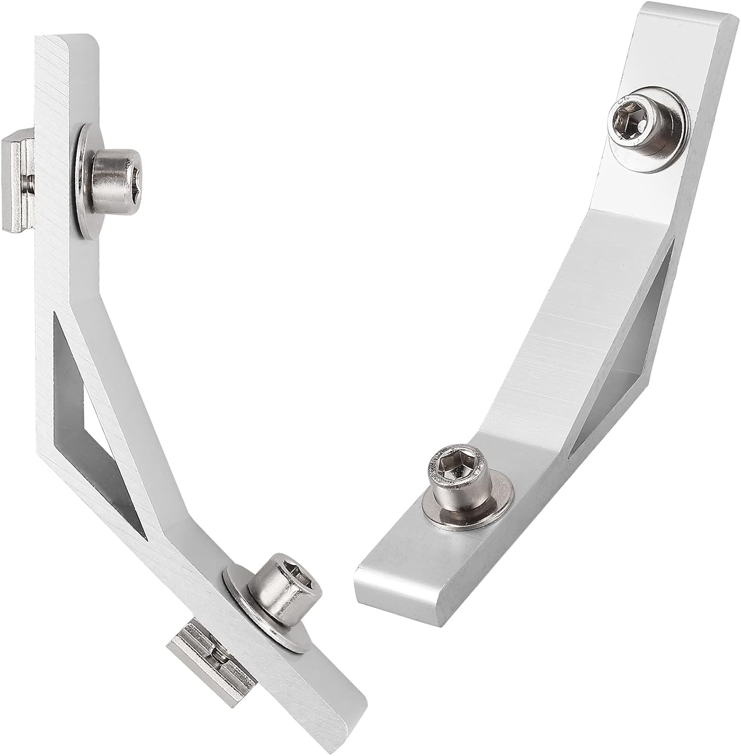 EYPINS 10 Pcs Angle Connectors, 135 Degree Corner Mounting Aluminium ...