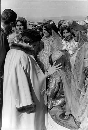Amazon.com: Vintage photo of Fabiola and Baudouin meeting with people.