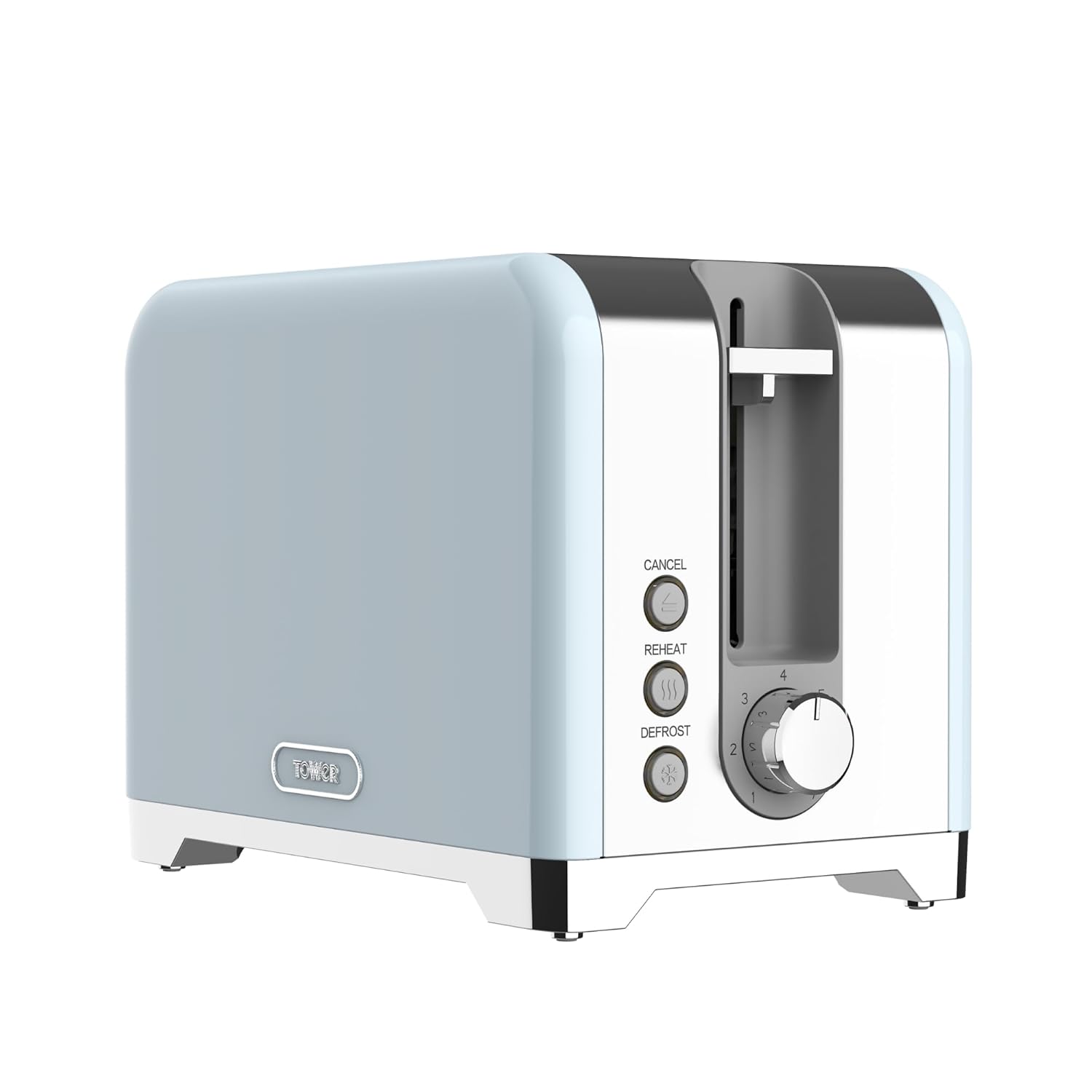 Buy Tower Solace 2 Slice Pop Up Toaster with Self Centring Slots, 7 ...