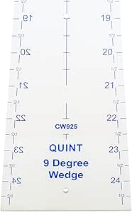 Amazon.com: Quint Measuring Systems CW925 9-Degree Circle Wedge, 25-Inchh