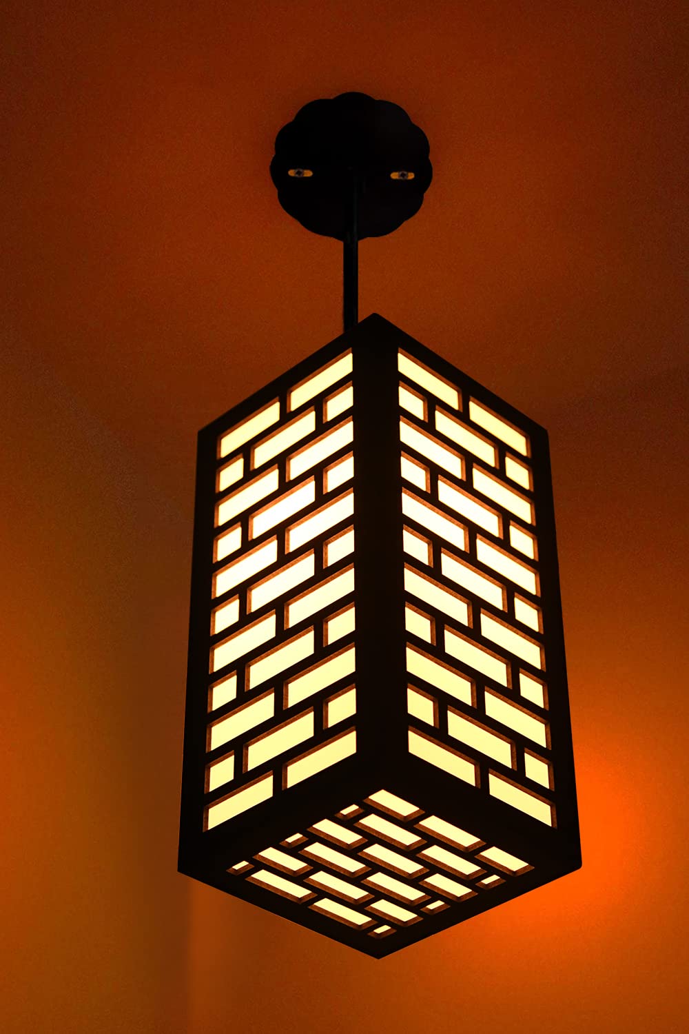 Buy Aditya HANDICRAFTS Ceiling Light Wooden Pendant Hanging Lamp-712 ...