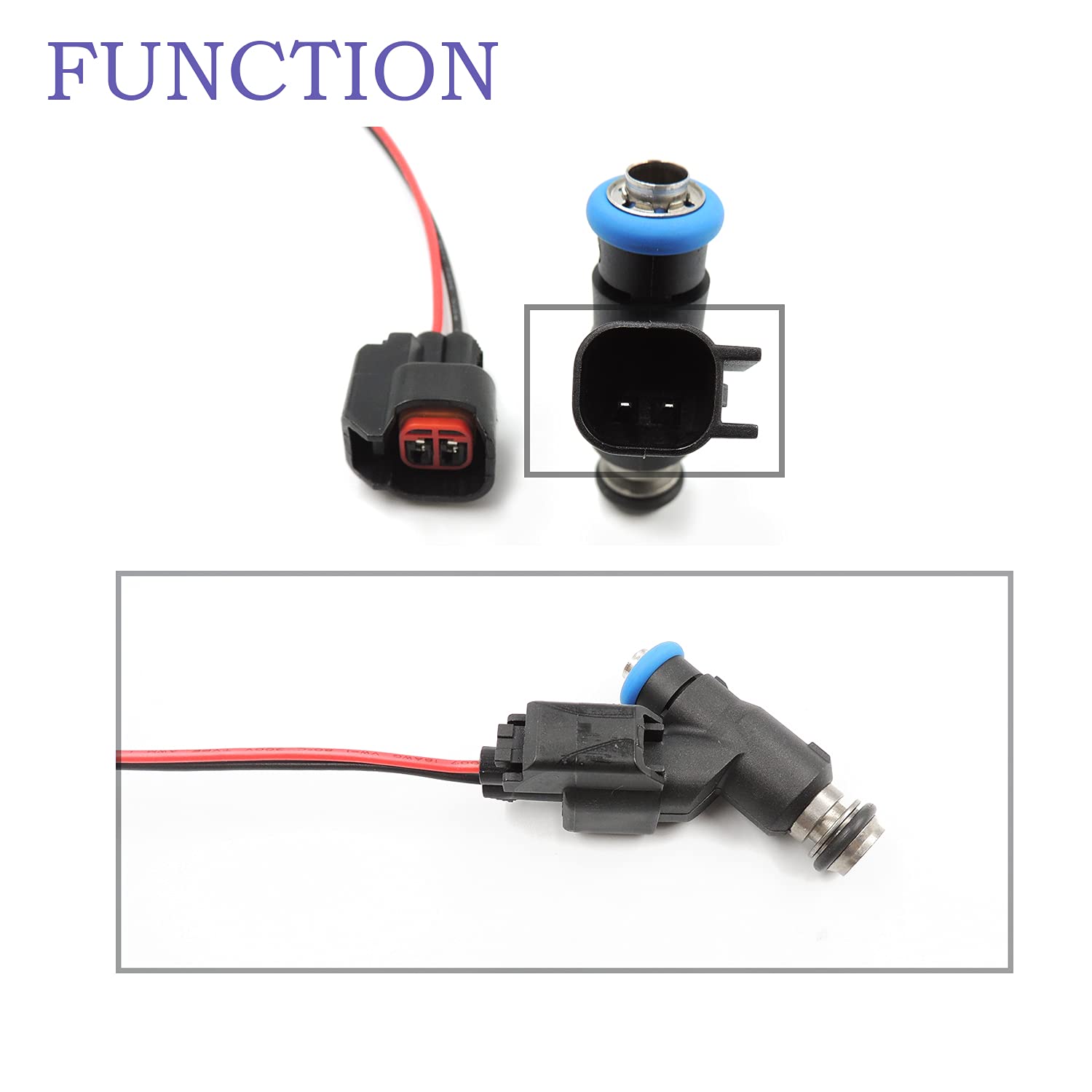Snapklik.com : HiSport Fuel Injector ABS Sensor Connector Professional ...