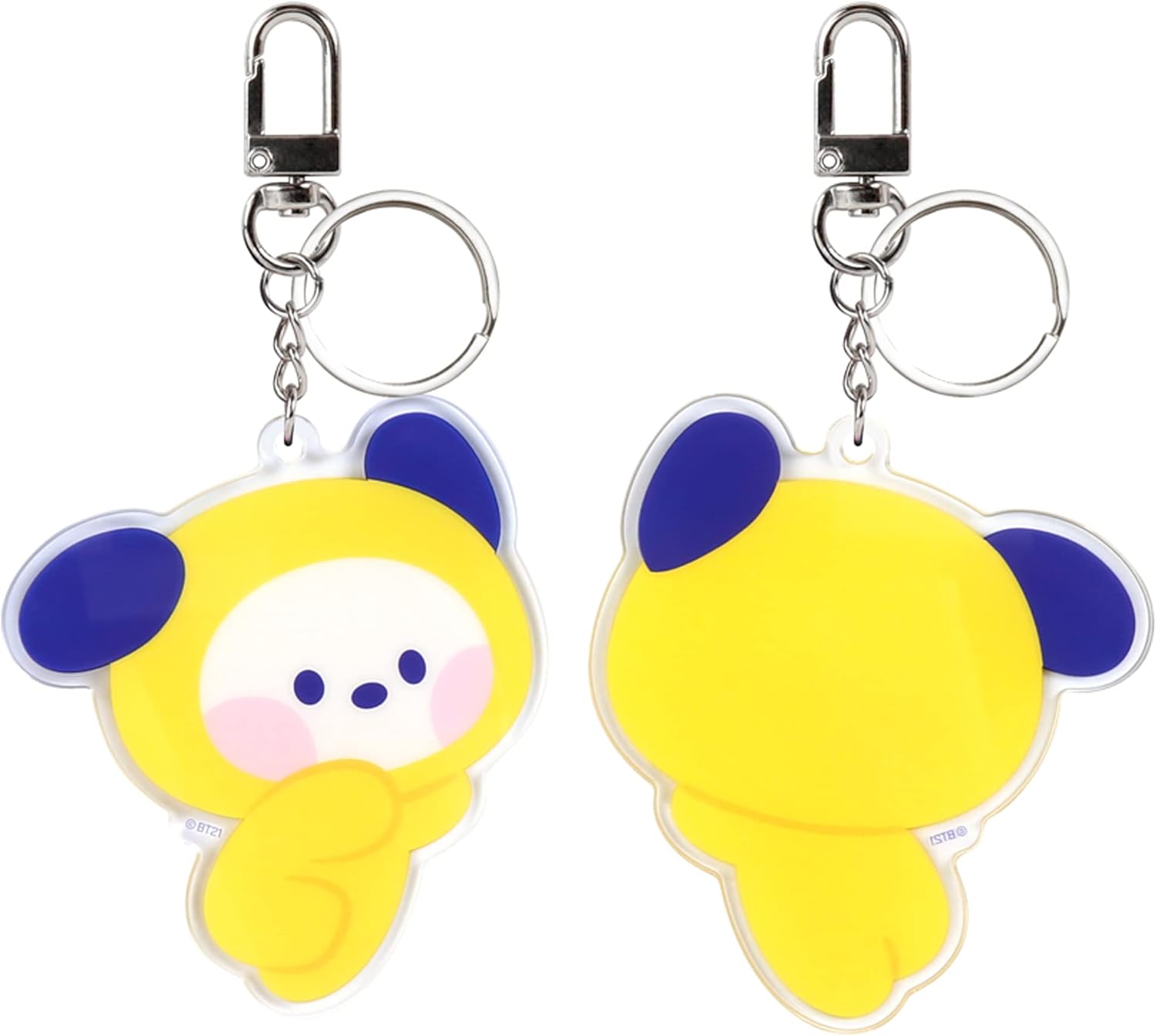 Hamee BT21 minini Big Acrylic Keychain – Character Bag Charms Keyring ...
