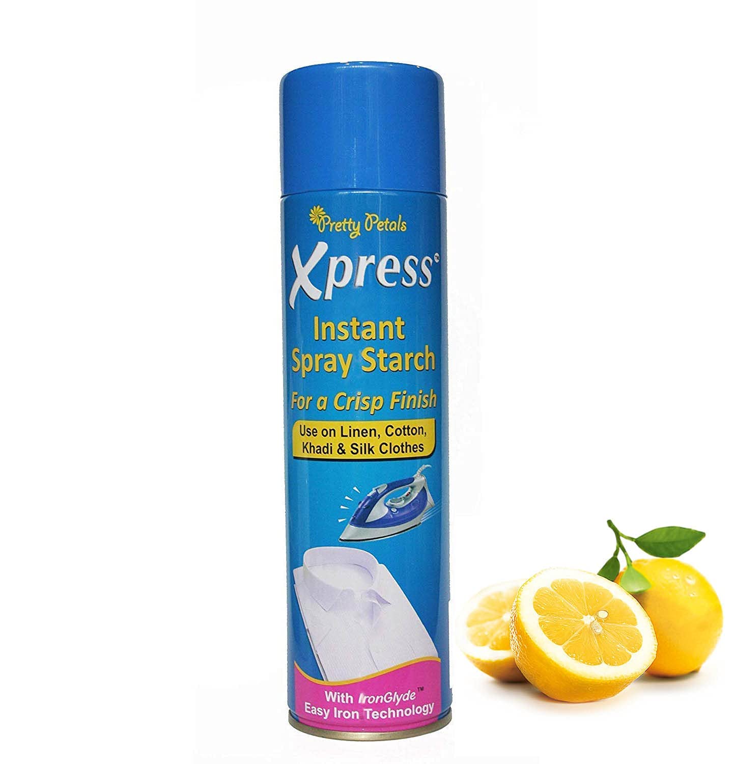 Xpress Instant Starch Fresh Lemon Citrus Spray (600Ml), Pack of 1 ...