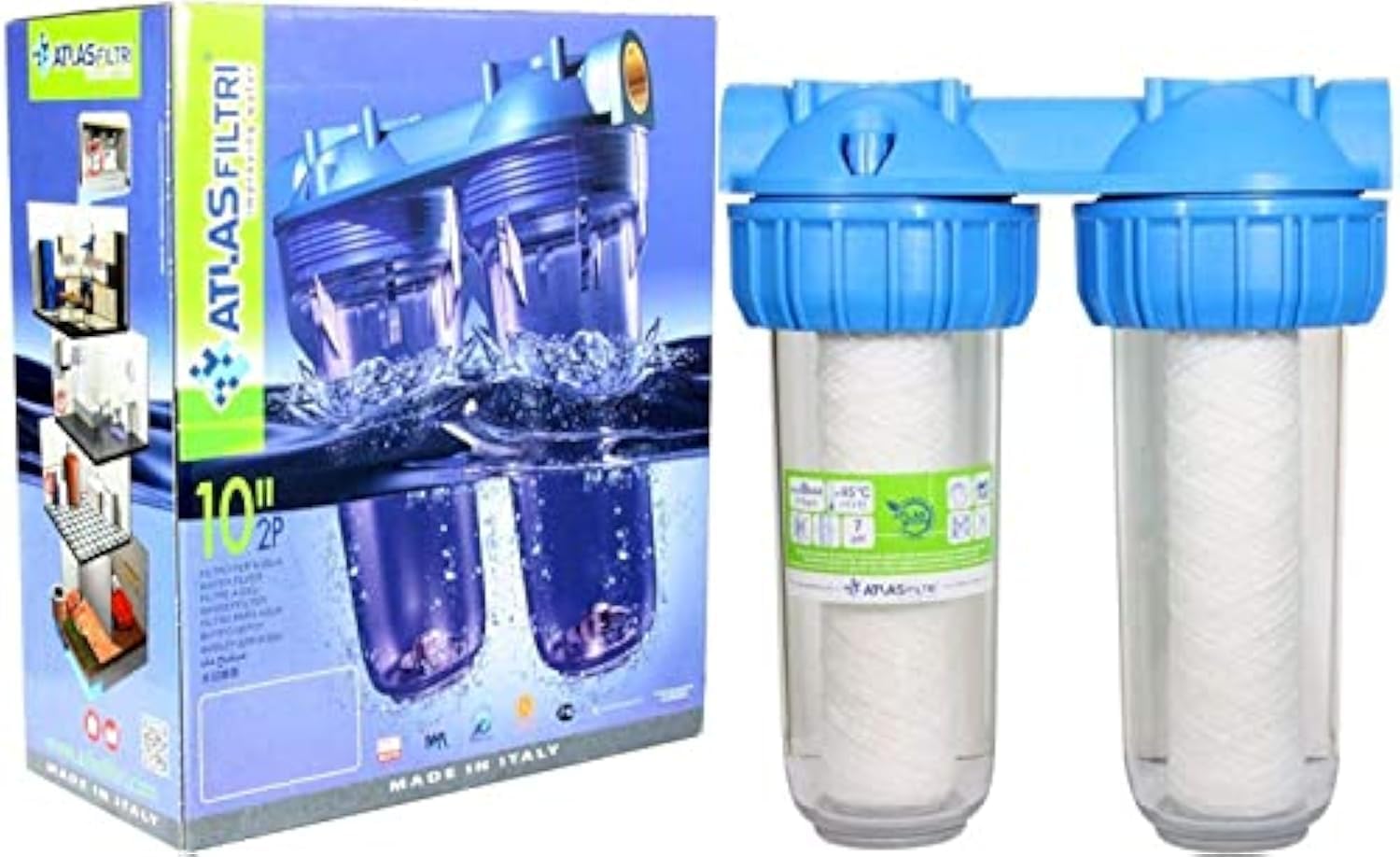 Atlas 2 Stage (Duplex) In Line Water Filter : Buy Online at Best Price ...