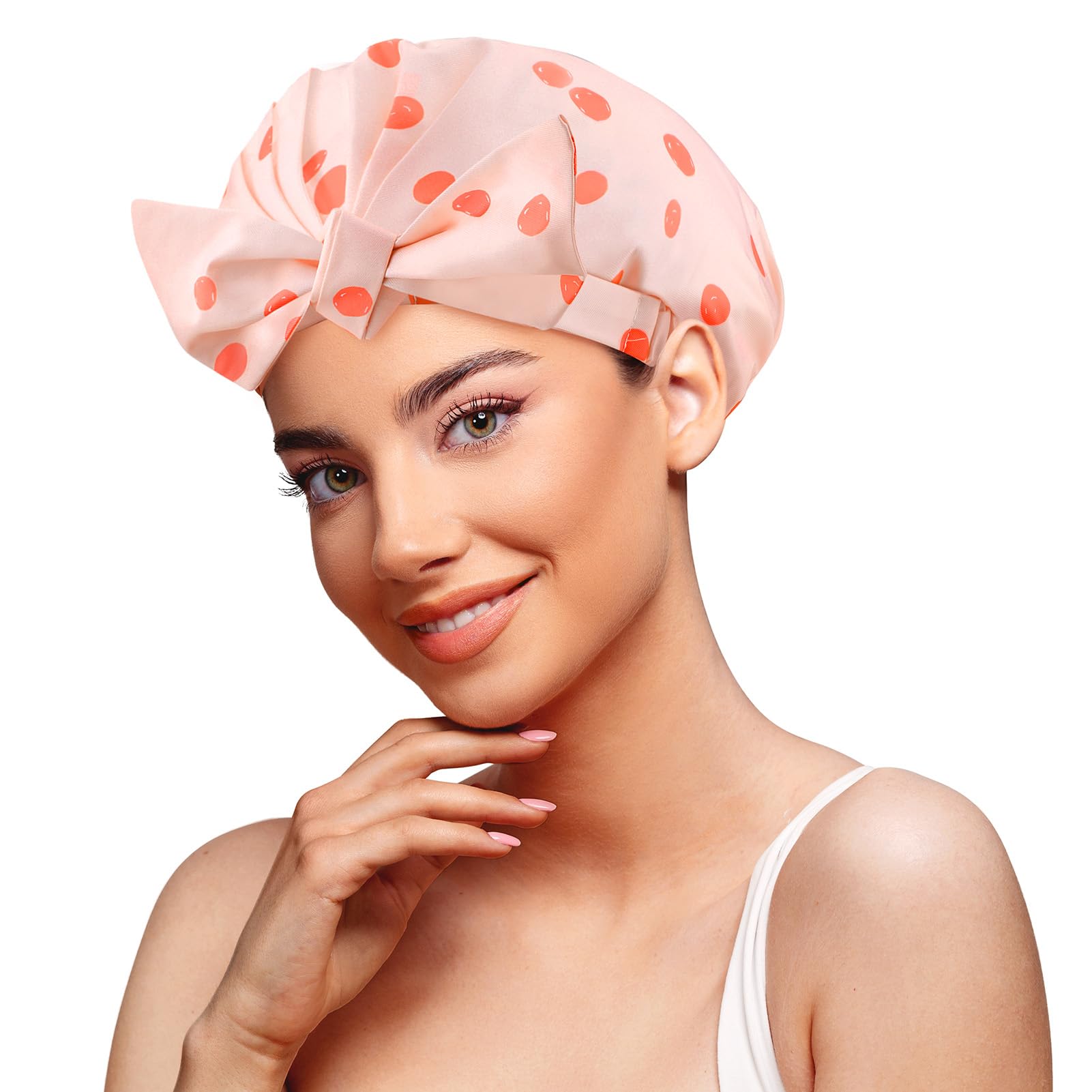 Amazon.com : Geyrut Shower Cap, Flexible Adjustment Shower Caps for ...