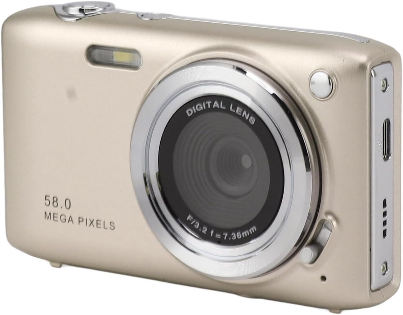 Compact Camera, 2.88 Inch IPS Screen, 58 MP Auto Exposure 4K Digital ...