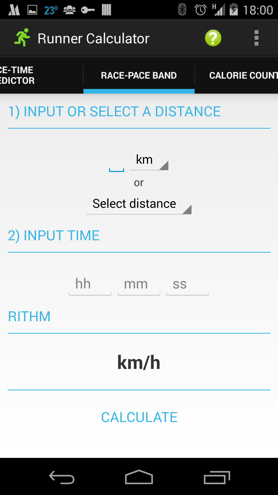Running calculator - App on the Amazon Appstore