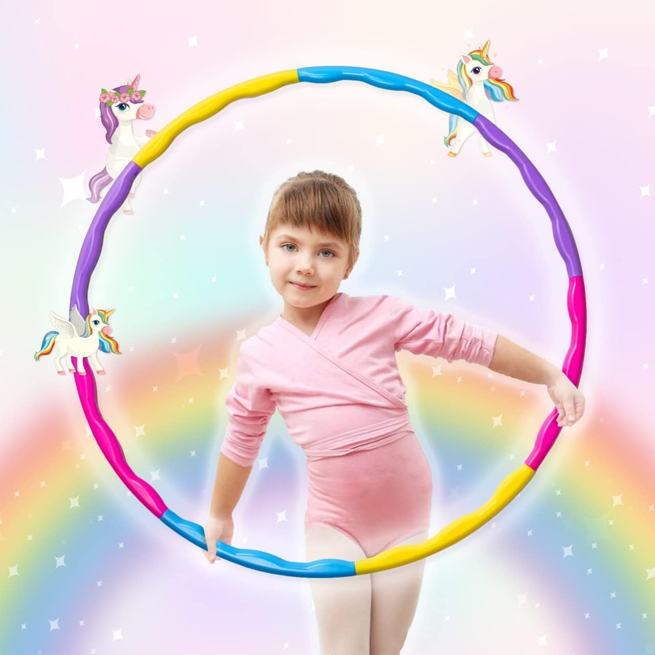 Ratna's Classic Hula Hoop consists of 8 inter-lockable pieces ...