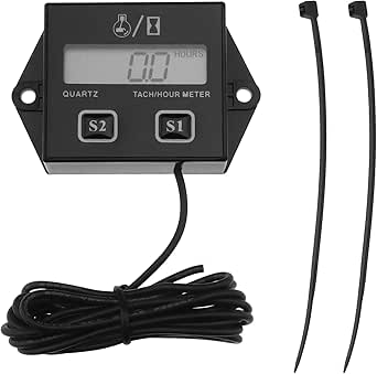 eMagTech Digital Tachometer RPM Meter Inductive Hour Meter Battery ...