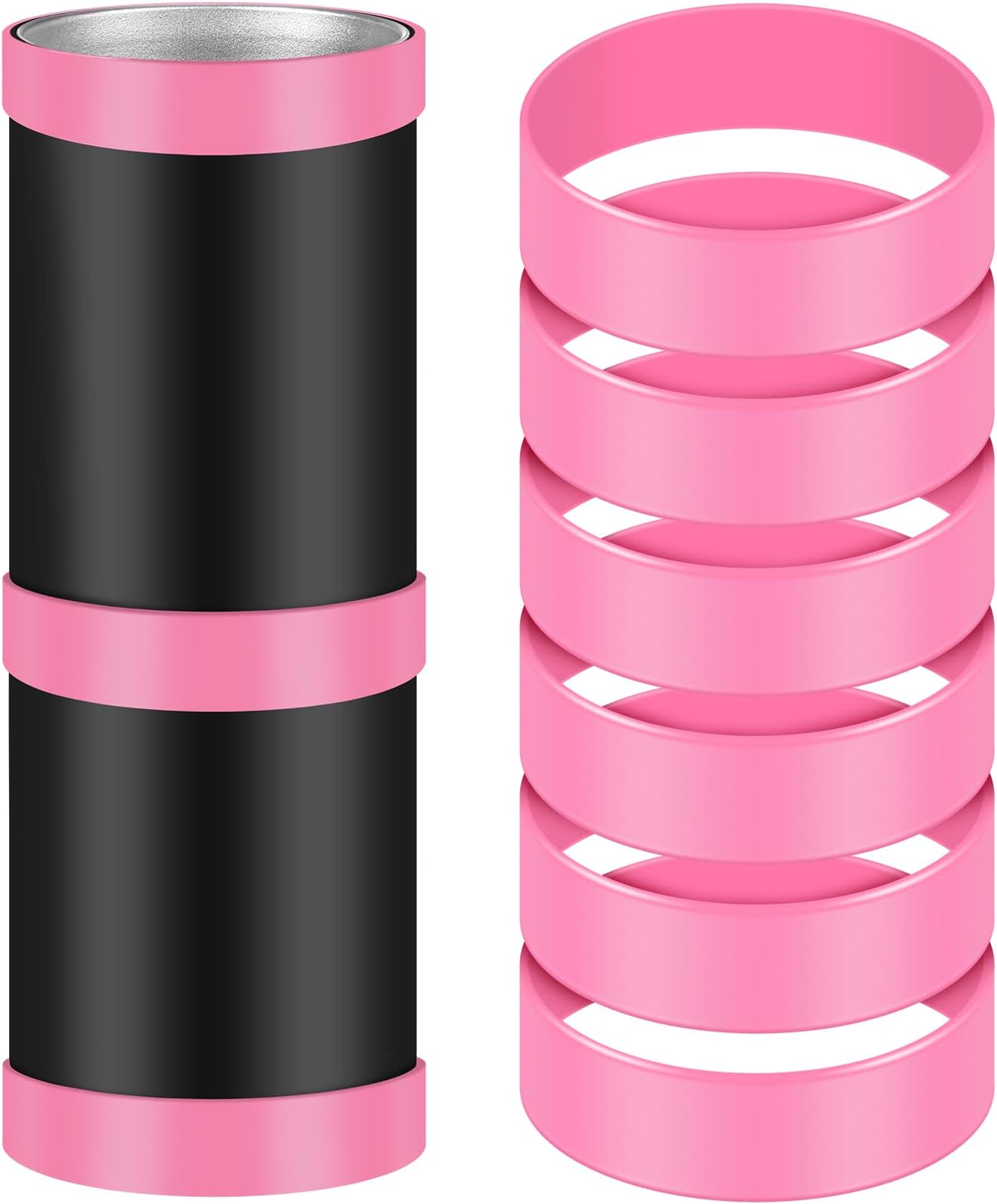 Amazon.com: 6 Pack Silicone Bands for Sublimation Tumbler Sublimation ...