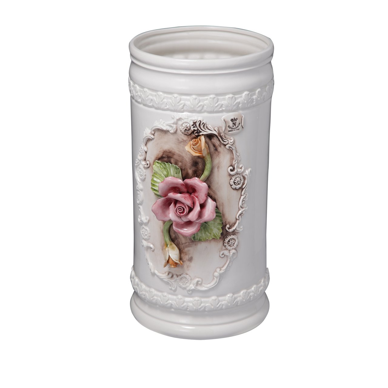 Amazon｜岩尾磁器 傘立 AM-260B (黒) ドットパターン｜傘立て オンライン通販