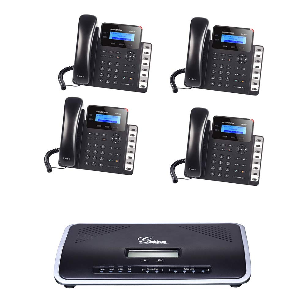 Grandstream Gxp1628 Ip Phone 4 Units With Ucm6204 4 Port | Desertcart INDIA