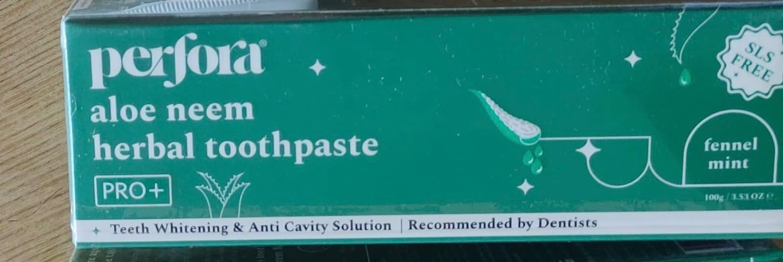 Buy Perfora Aloe Neem Herbal Toothpaste - 300 g (100g x 3)| Enamel Safe ...