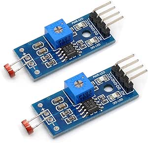 Ganasome 2Pcs LM393 Light Detection Optical Sensitive Resistance Sensor ...