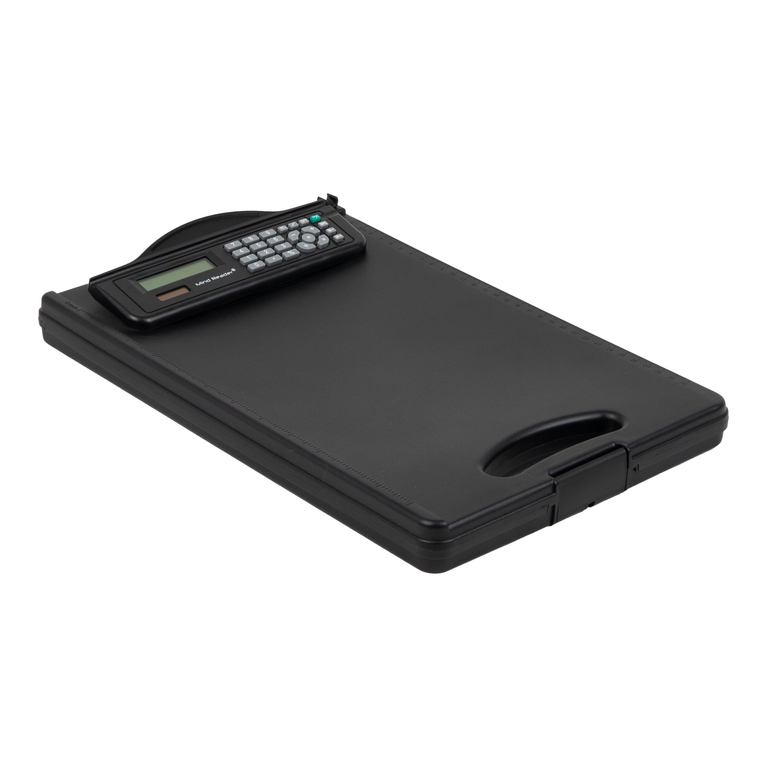 Mind Reader CLIPCALC-BLK Clipboard Calculator, Plastic Letter, Bottom ...