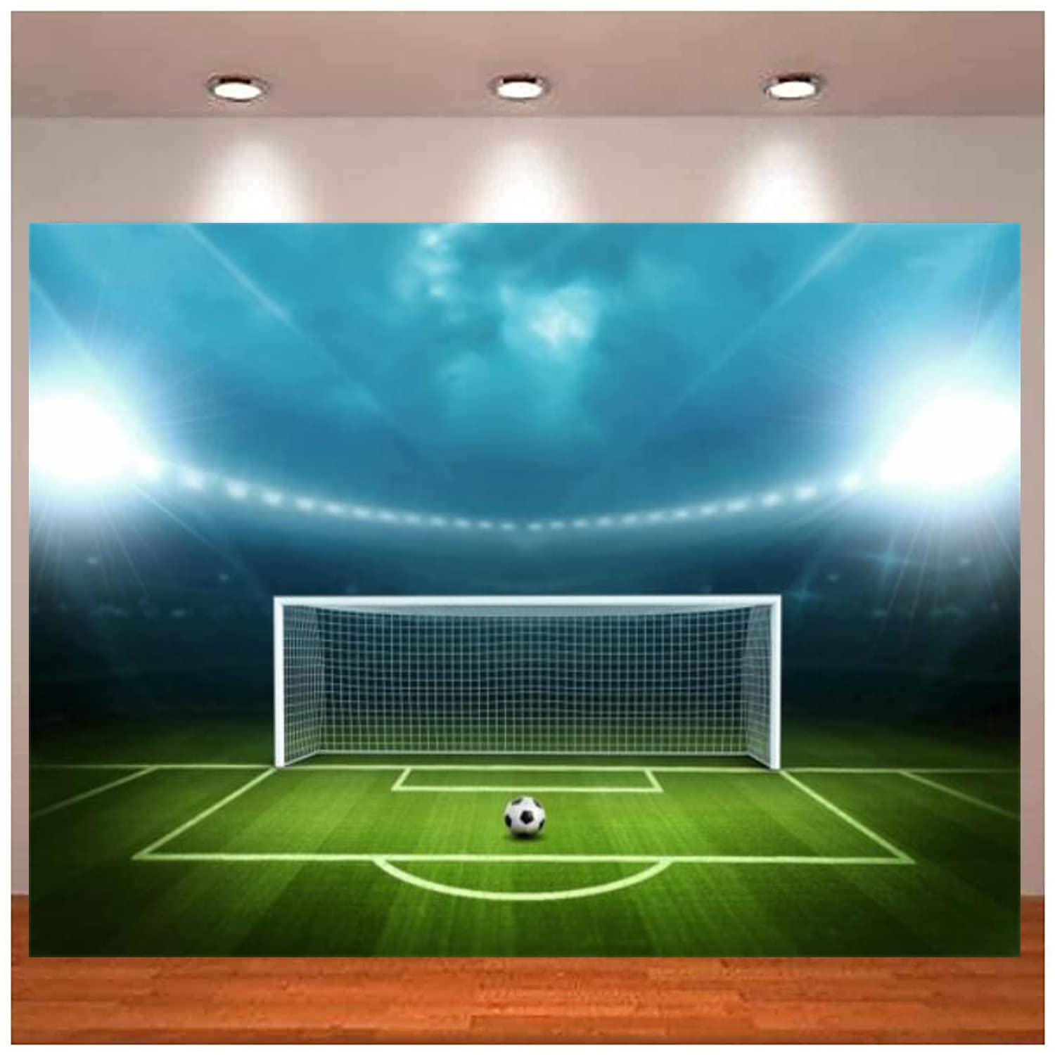 Soccer Field Backround Realistic Football Soccer Stadium Background