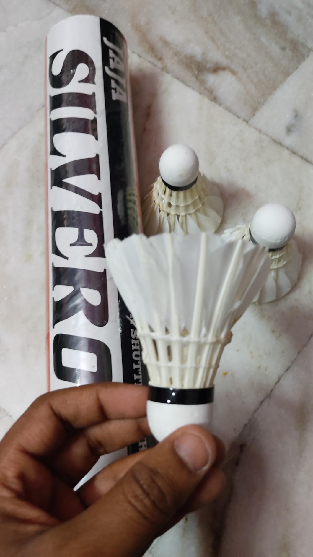 Buy AEM™ Silvero Badminton Shuttlecock Straight Feather Pack of 10 ...