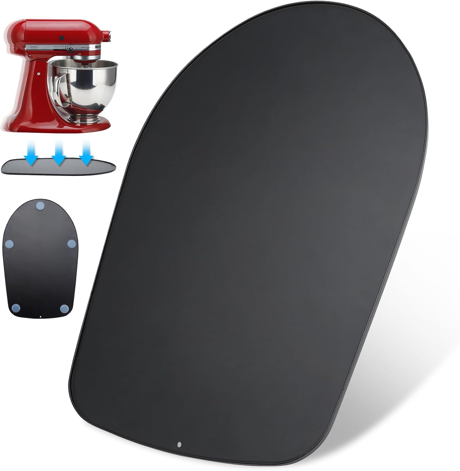Amazon.com: Geckowi Metal Sliding Mat for KitchenAid Stand Mixer 4.5-5 ...