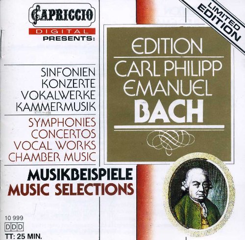 Carl Philipp Emanuel Bach: Music Selections - Symphonies, Concertos ...
