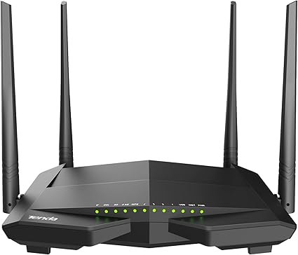 Tenda V12 Modem Router (AC1200 300 Mbit/s at 2.4GHz + 867 Mbit/s at ...