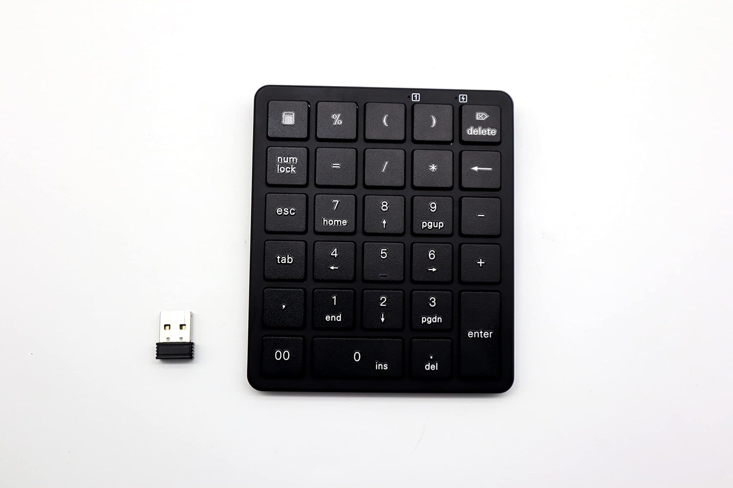 Amazon.com: Wireless Number Pads, PINKCAT 28 Keys Numeric Keypad with 2 ...