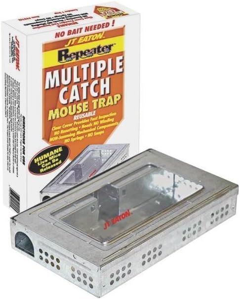 Amazon.com : J.T. EATON 421CL "REPEATER" MULTIPLE CATCH MOUSE TRAP ...