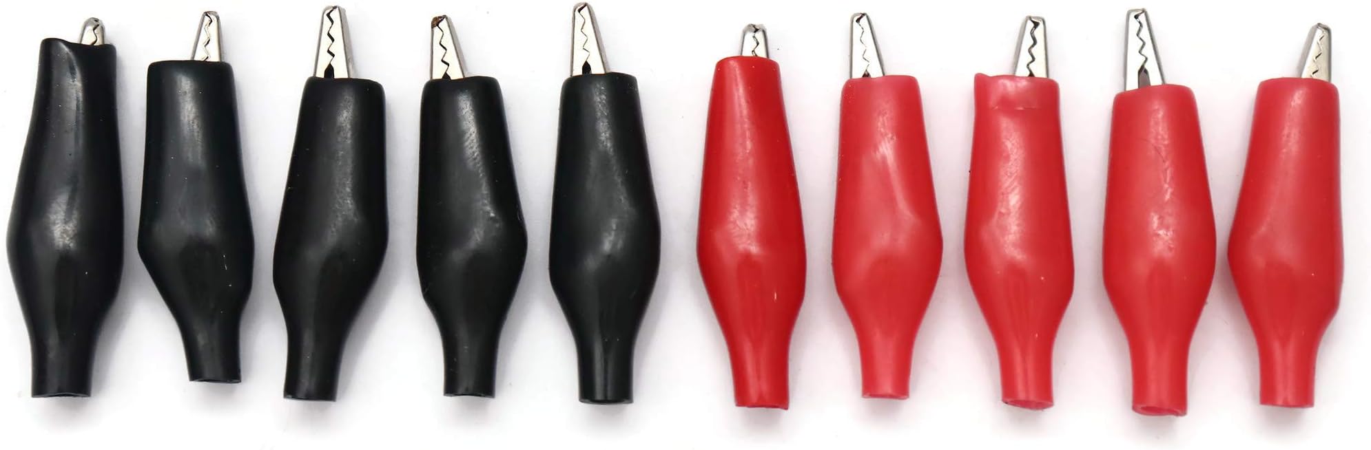 Electronic Spices Pair Of 5 Crocodile Alligator Clips Electrical Test ...